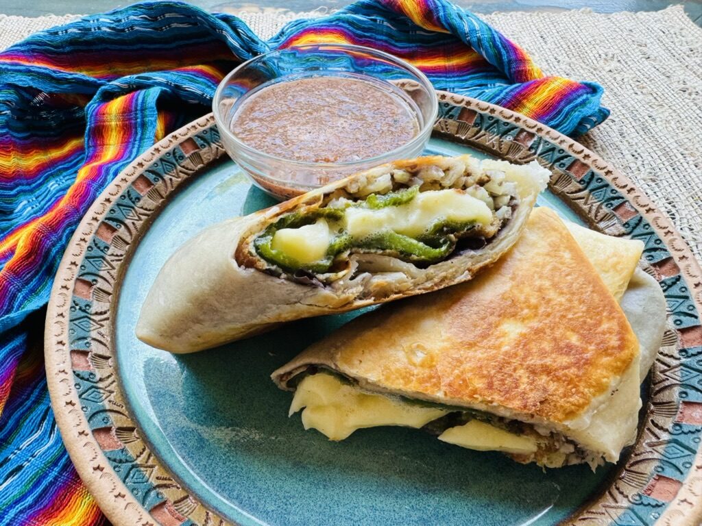 Cheesy Chile Relleno Burrito - CuernaKitchen | Traditional and Modern ...